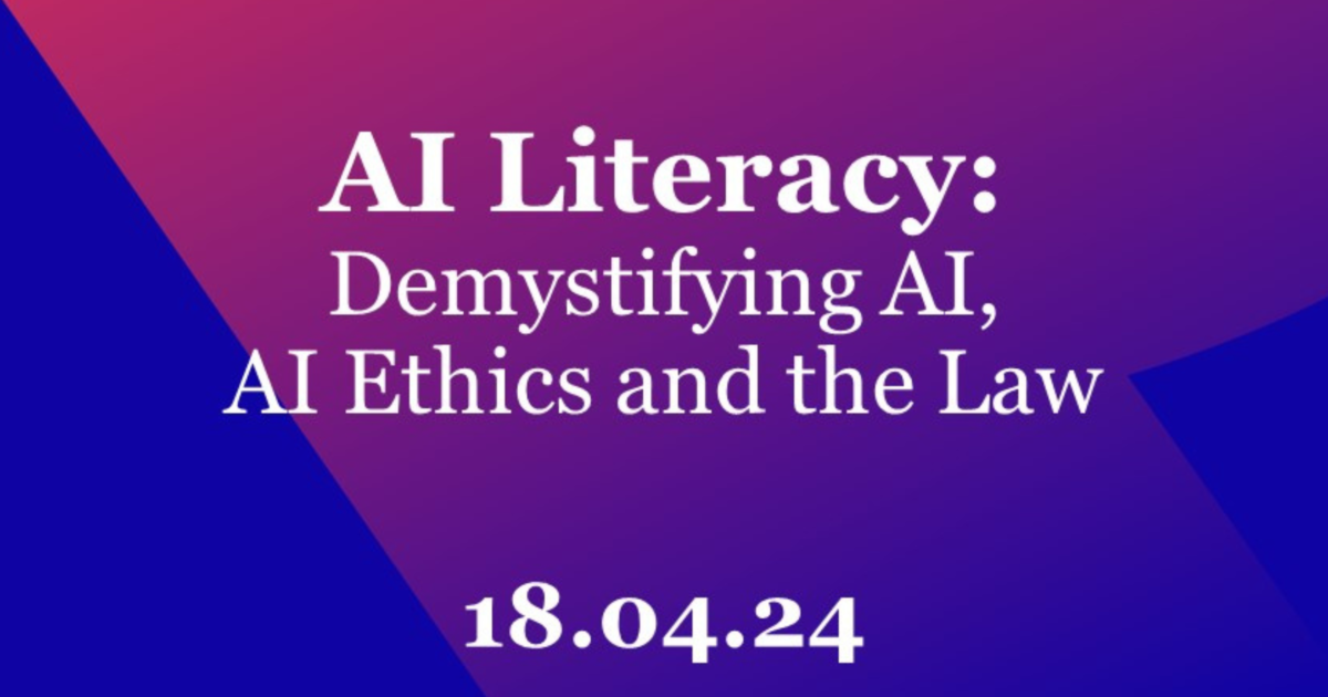 RDJ LLP | AI literacy: Demystifying AI, AI Ethics, and the Law - Key…